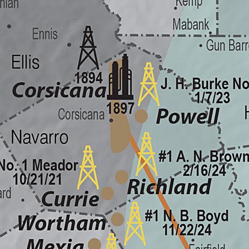 Oil in Texas – Texas Map Store