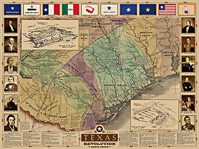 Texas Revolution – Texas Map Store