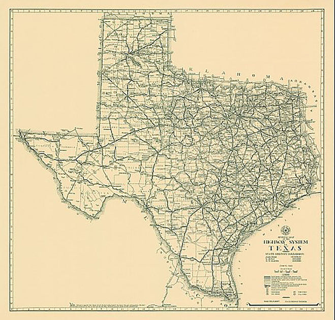 Texas Historical Maps – Page 3 – Texas Map Store