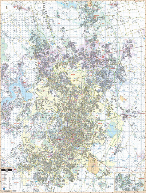 Austin Wall Maps – Tagged "Universal Map. Universal Map: Wall Maps ...