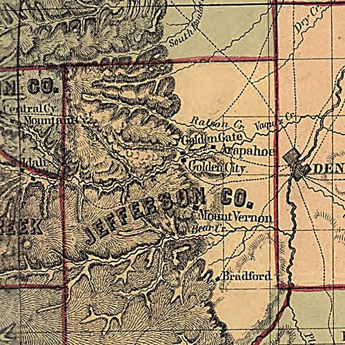 Colorado Gold Map