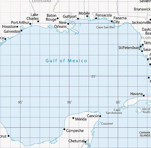 Atlantic Hurricane Tracking Map – Texas Map Store