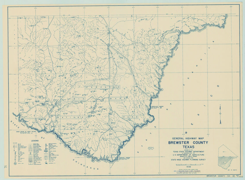 Brewster County Texas Historical Maps – Texas Map Store