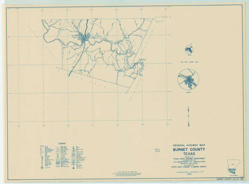 Burnet County Texas Historical Maps – Texas Map Store