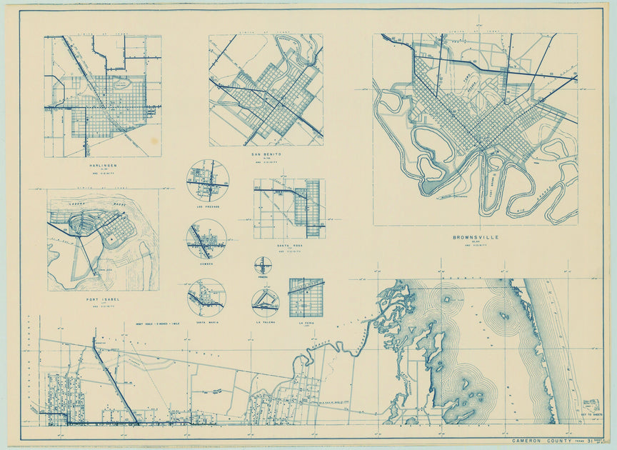 Cameron County Texas Historical Maps – Tagged "Historical County Maps ...