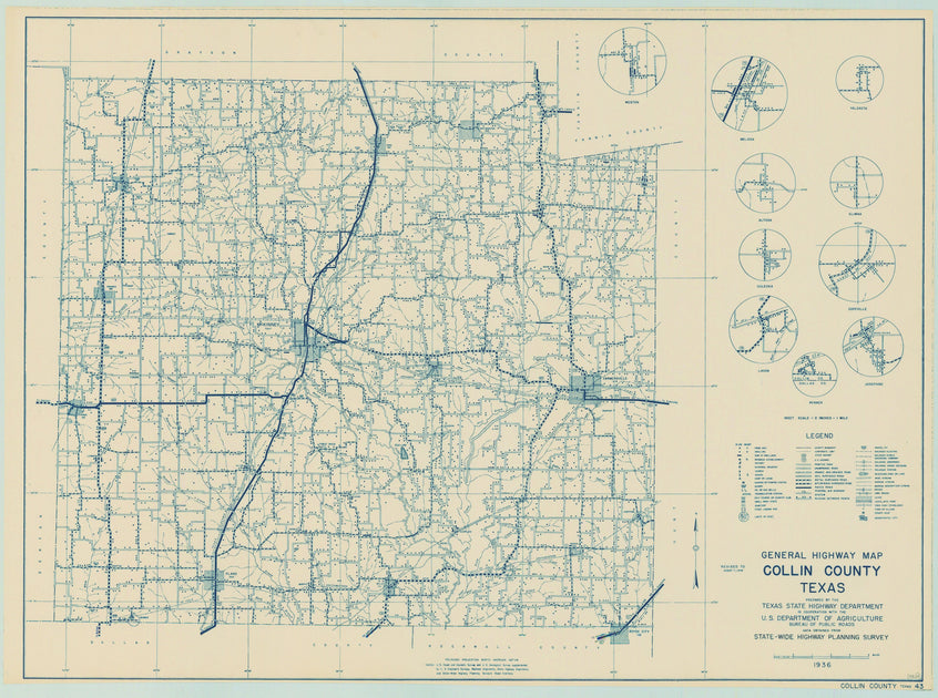 Collin County Texas Historical Maps – Tagged "Historical County Maps ...