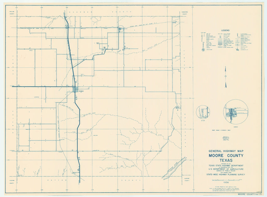Moore County Texas Historical Maps – Tagged "Historical County Maps ...
