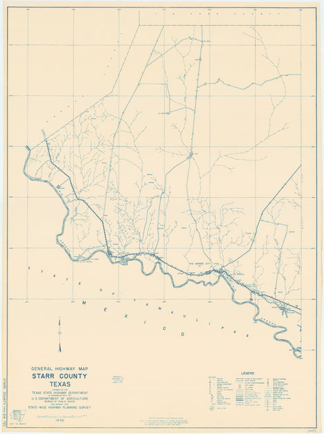 Starr County Texas Historical Maps – Tagged "Historical County Maps ...