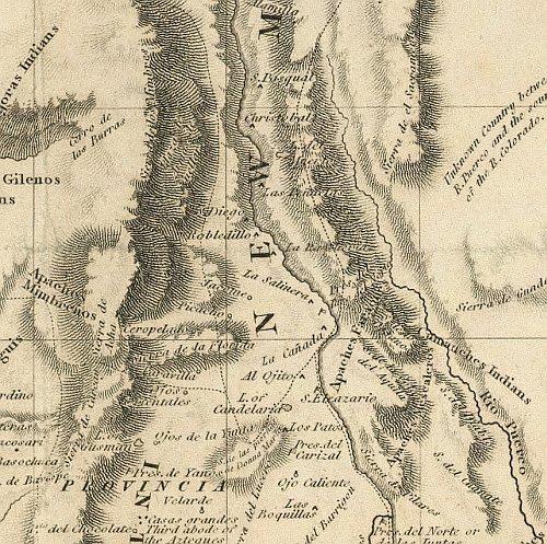 historical map New Spain 1810 – Texas Map Store