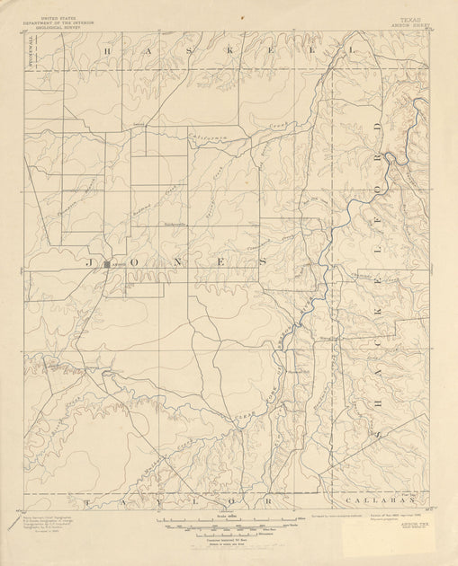 Callahan County Texas Historical Topographic Maps – Tagged "Texas ...