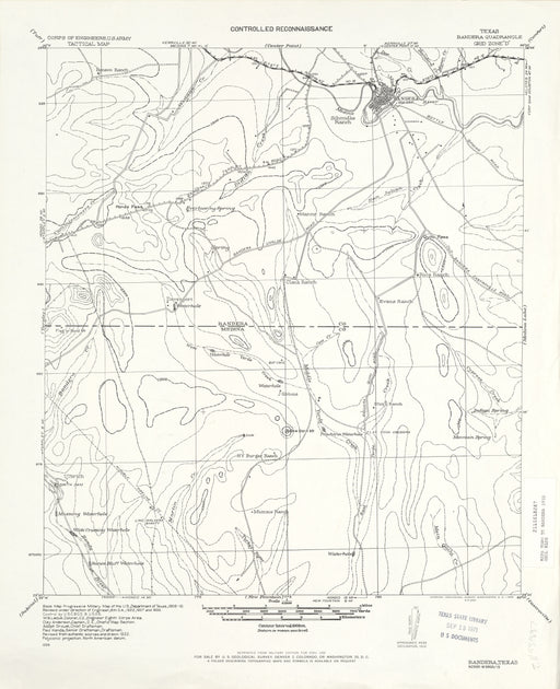 Bandera County Texas Historical Topographic Maps – Texas Map Store