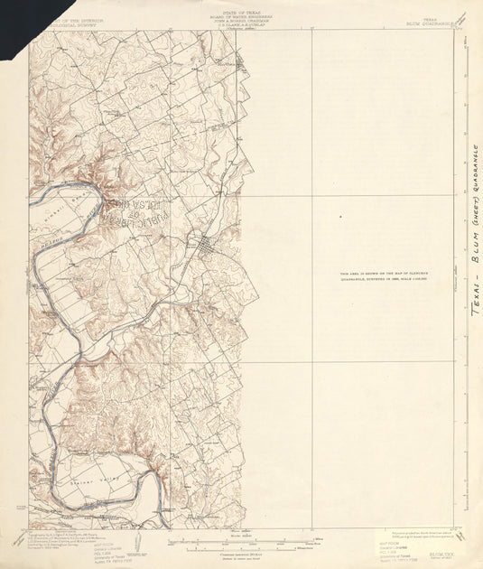 Hill County Texas historical topographic Map 1924 – Texas Map Store