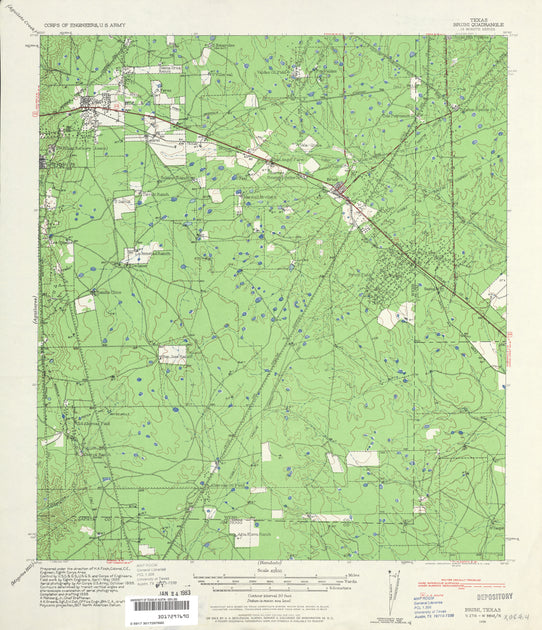 Webb County Texas Historical Topographic Maps – Tagged "Texas ...