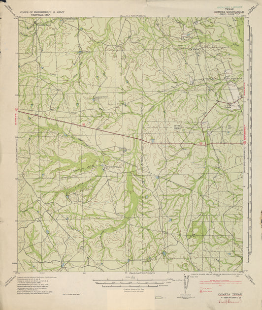 Webb County Texas historical topographic Map – Texas Map Store