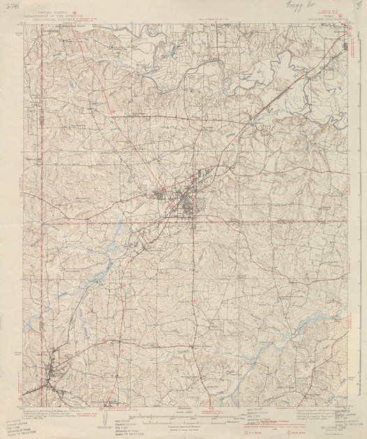 Smith County Texas Historical Topographic Maps – Tagged "Texas ...