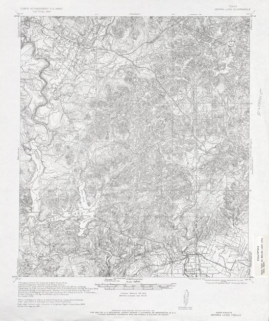 Bandera County Texas Historical Topographic Maps – Texas Map Store