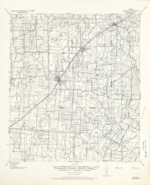 Medina County Texas historical topographic Map – Texas Map Store
