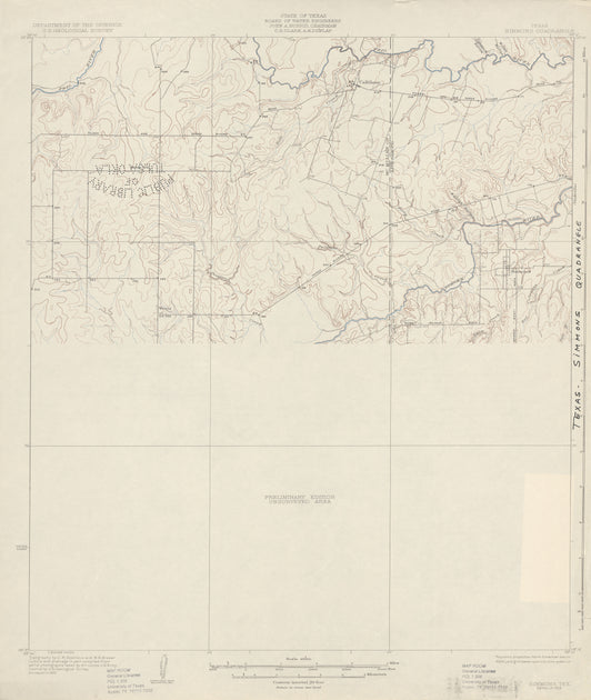 McMullen County Texas historical topographic Map – Texas Map Store