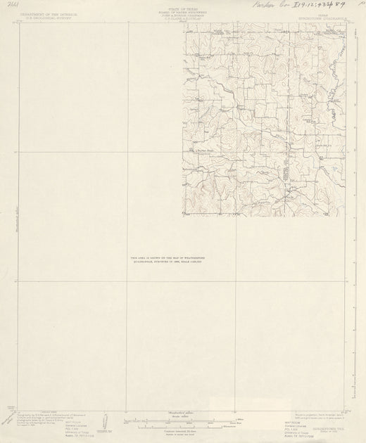 Parker County Texas Historical Topographic Maps – Tagged "Texas ...