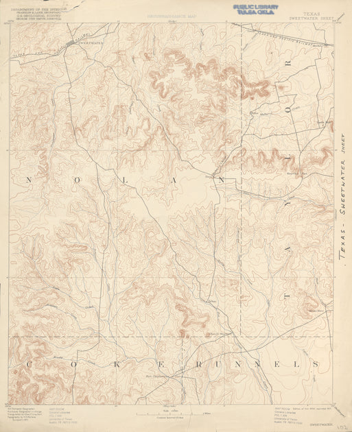 Taylor County Texas Historical Topographic Maps – Tagged "Texas ...