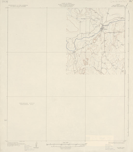 McMullen County Texas historical topographic Map – Texas Map Store