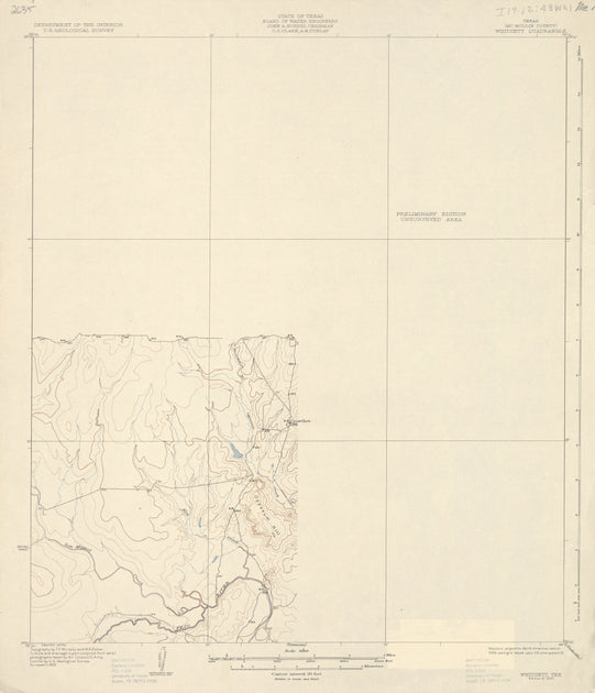 McMullen County Texas historical topographic Map – Texas Map Store