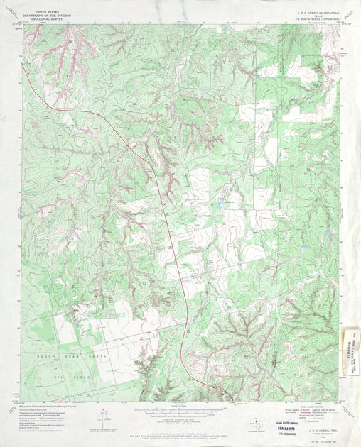 Kent County Texas historical topographic Map – Texas Map Store