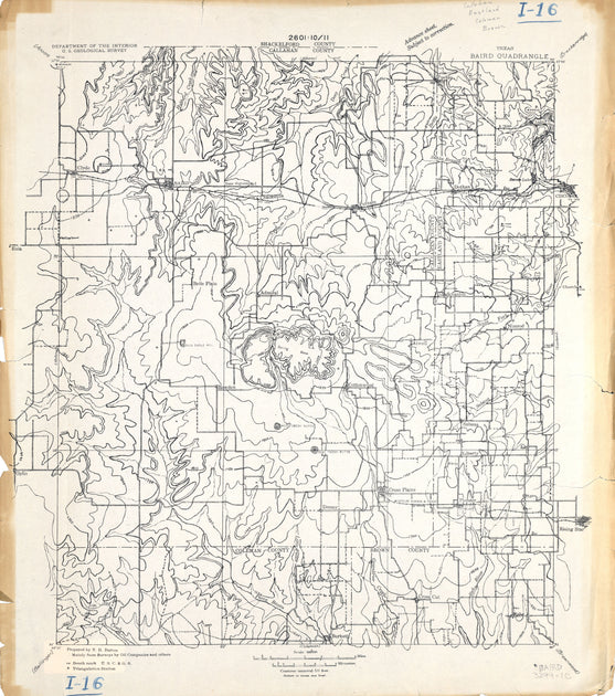 Coleman County Texas Historical Topographic Maps – Texas Map Store