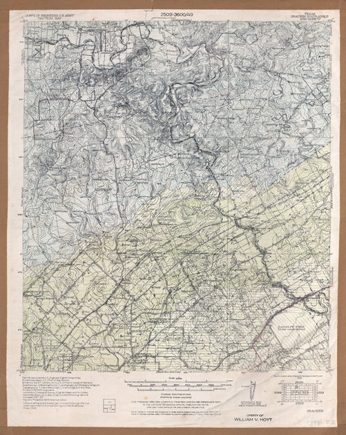 Comal County Texas historical topographic Map – Texas Map Store