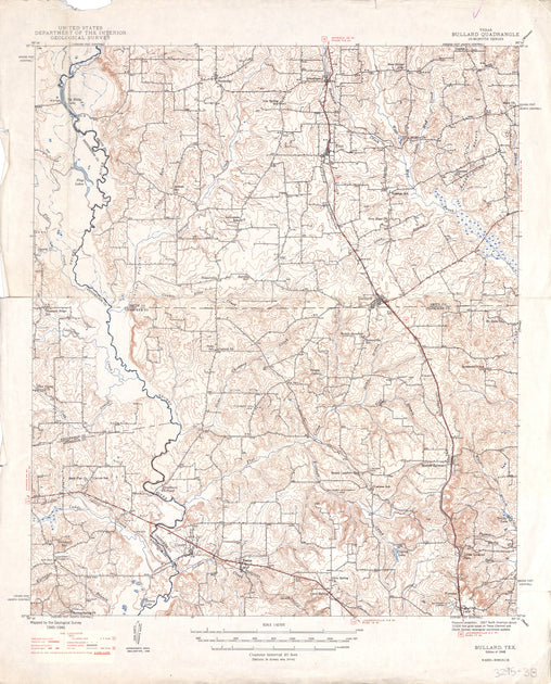 Henderson County Texas Historical Topographic Maps – Tagged "Texas ...