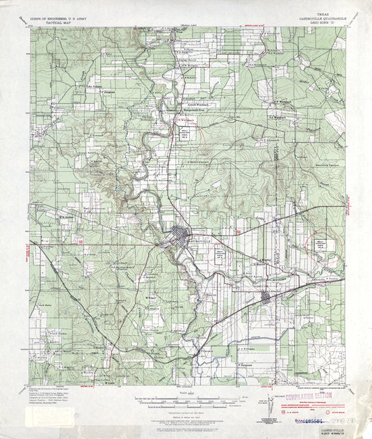Medina County Texas historical topographic Map – Texas Map Store