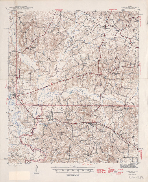 Cherokee County Texas Historical Topographic Maps – Tagged "Texas ...