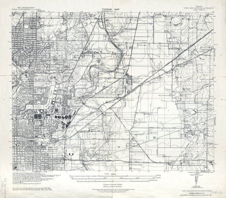 Bexar County Texas historical topographic Map – Texas Map Store