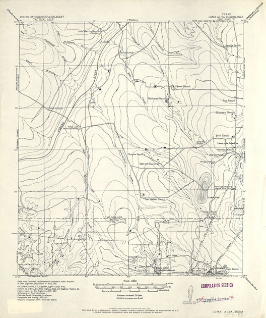 McMullen County Texas historical topographic Map – Texas Map Store
