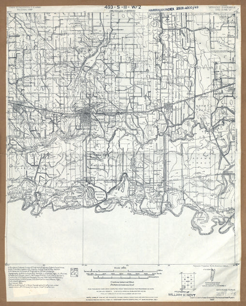 Hidalgo County Texas historical topographic Map – Texas Map Store