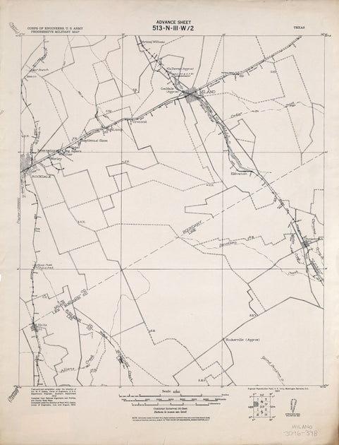 Milam County Texas Historical Topographic Maps – Tagged "Texas ...