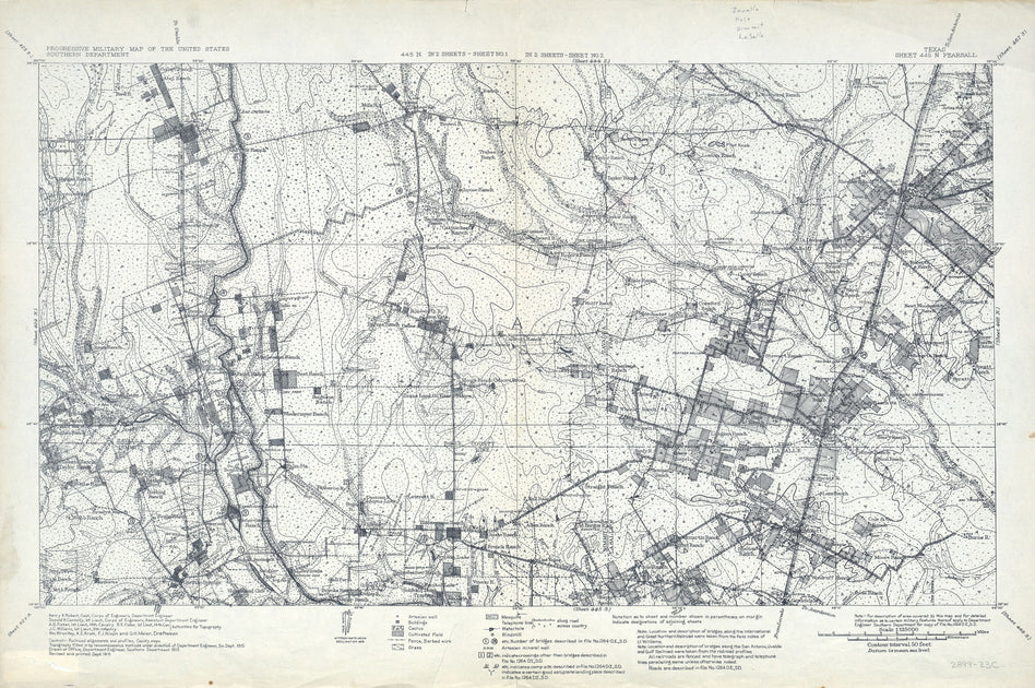 Frio County Texas historical topographic Map – Texas Map Store