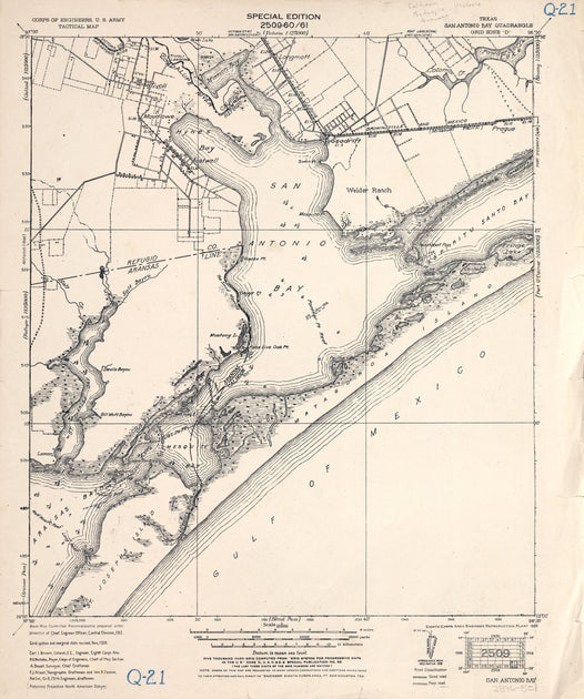 Refugio County Texas Historical Topographic Maps – Texas Map Store