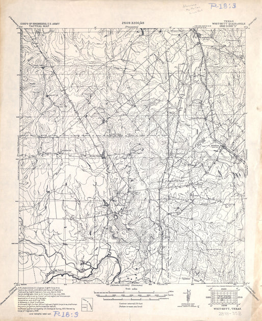 Atascosa County Texas historical topographic Map – Texas Map Store