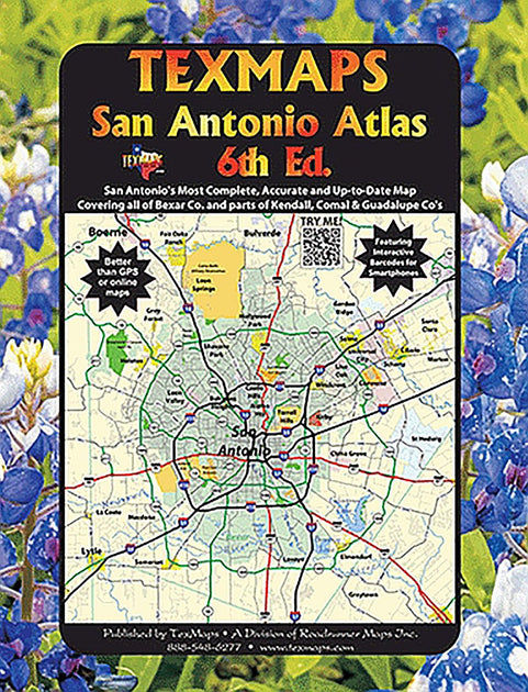 San Antonio Texas Maps – Texas Map Store