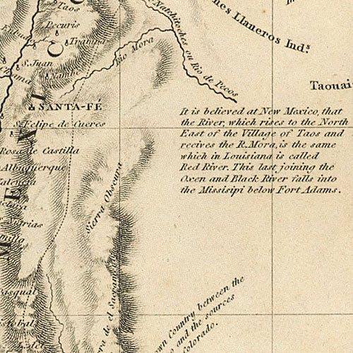 Spanish Historical Map Texas The Legacy