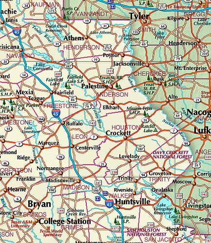 The Texas Triangle – Texas Map Store