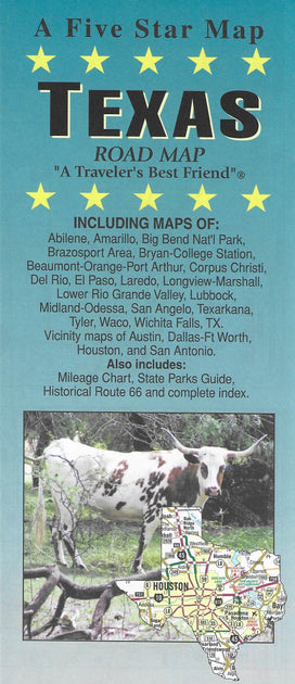 Five Star Maps Texas – Texas Map Store