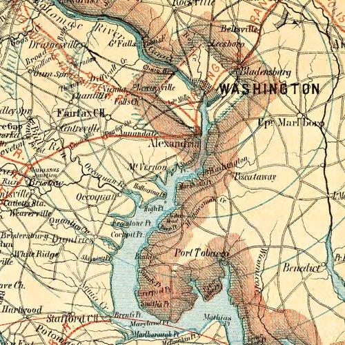 Virginia 1863 – Texas Map Store