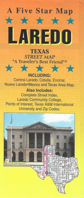 Laredo by Five Star Maps – Texas Map Store