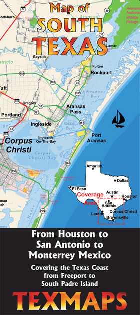 South Texas Map by TexMaps – Texas Map Store